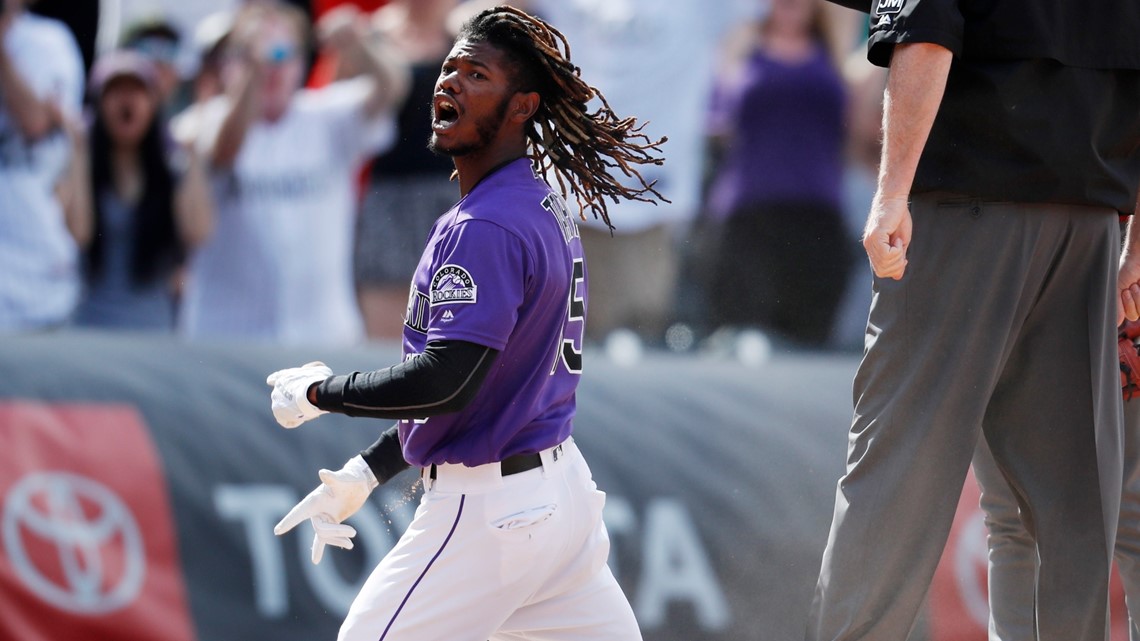 Tapia hits bases-loaded triple to lift Rox over D'backs 8-7 | 9news.com