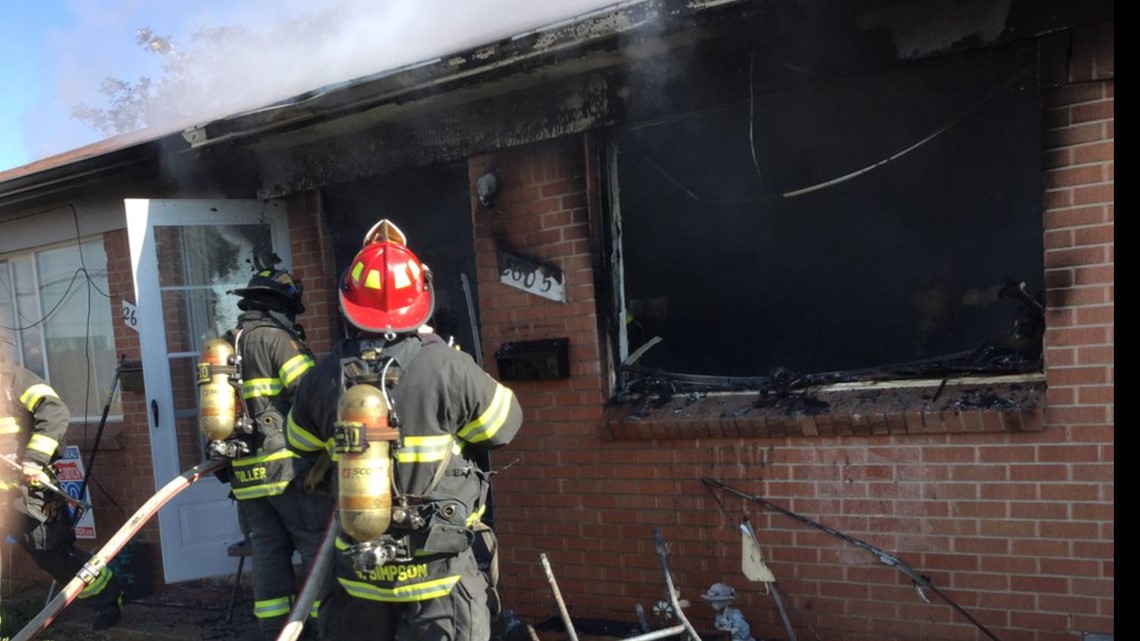 Denver house fire sends 2 to the hospital. | 9news.com