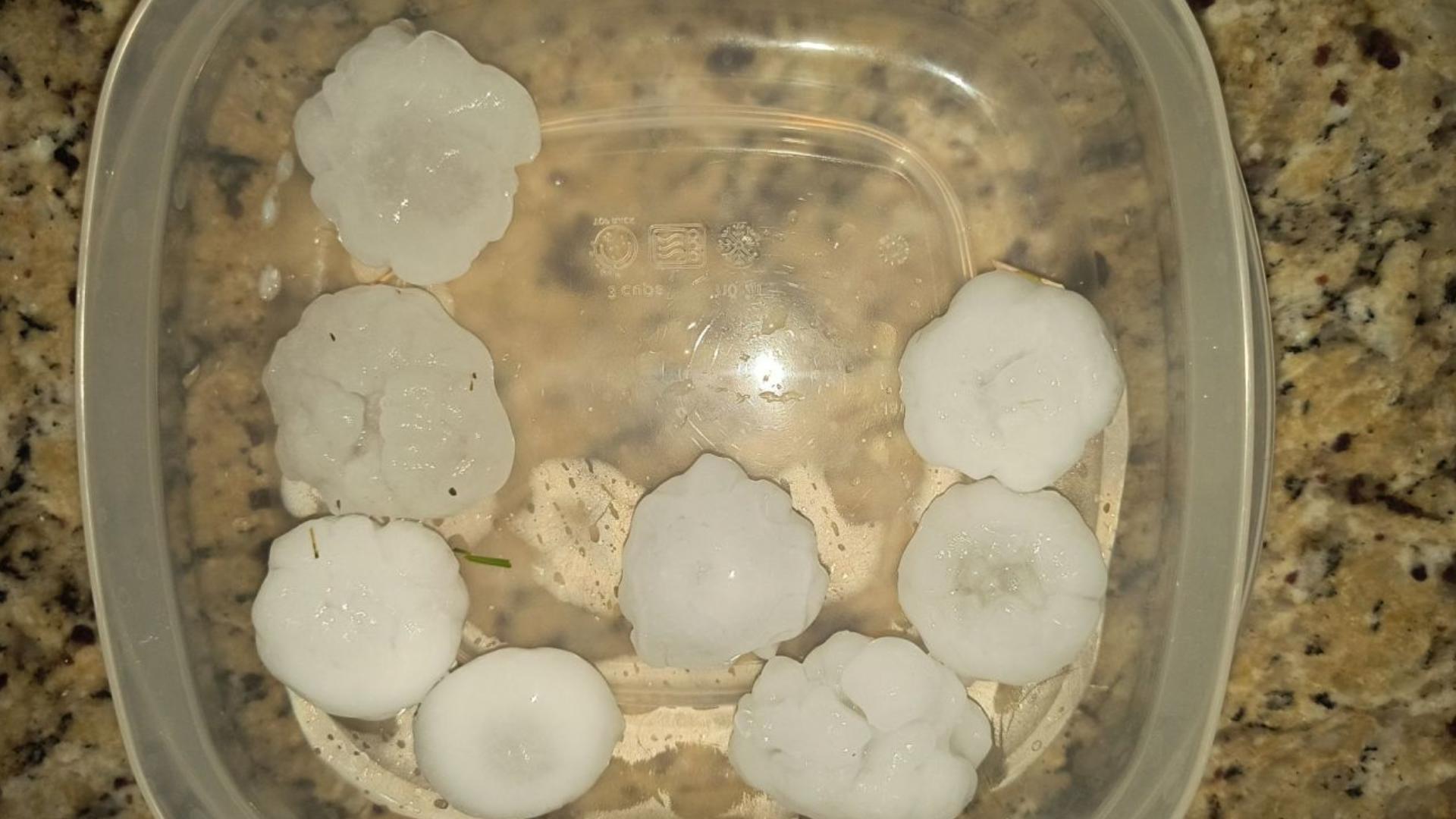 Photos: Severe storms bring large hail to northern Colorado | 9news.com