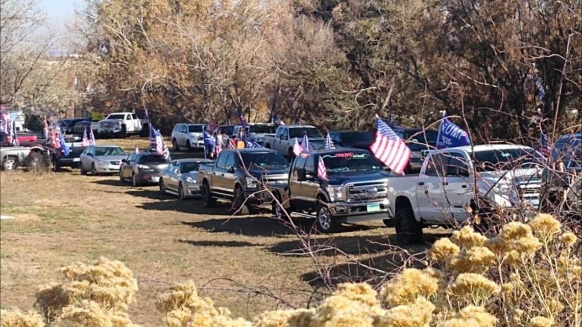 Huge caravan of Trump supporters driving around Denver | 9news.com