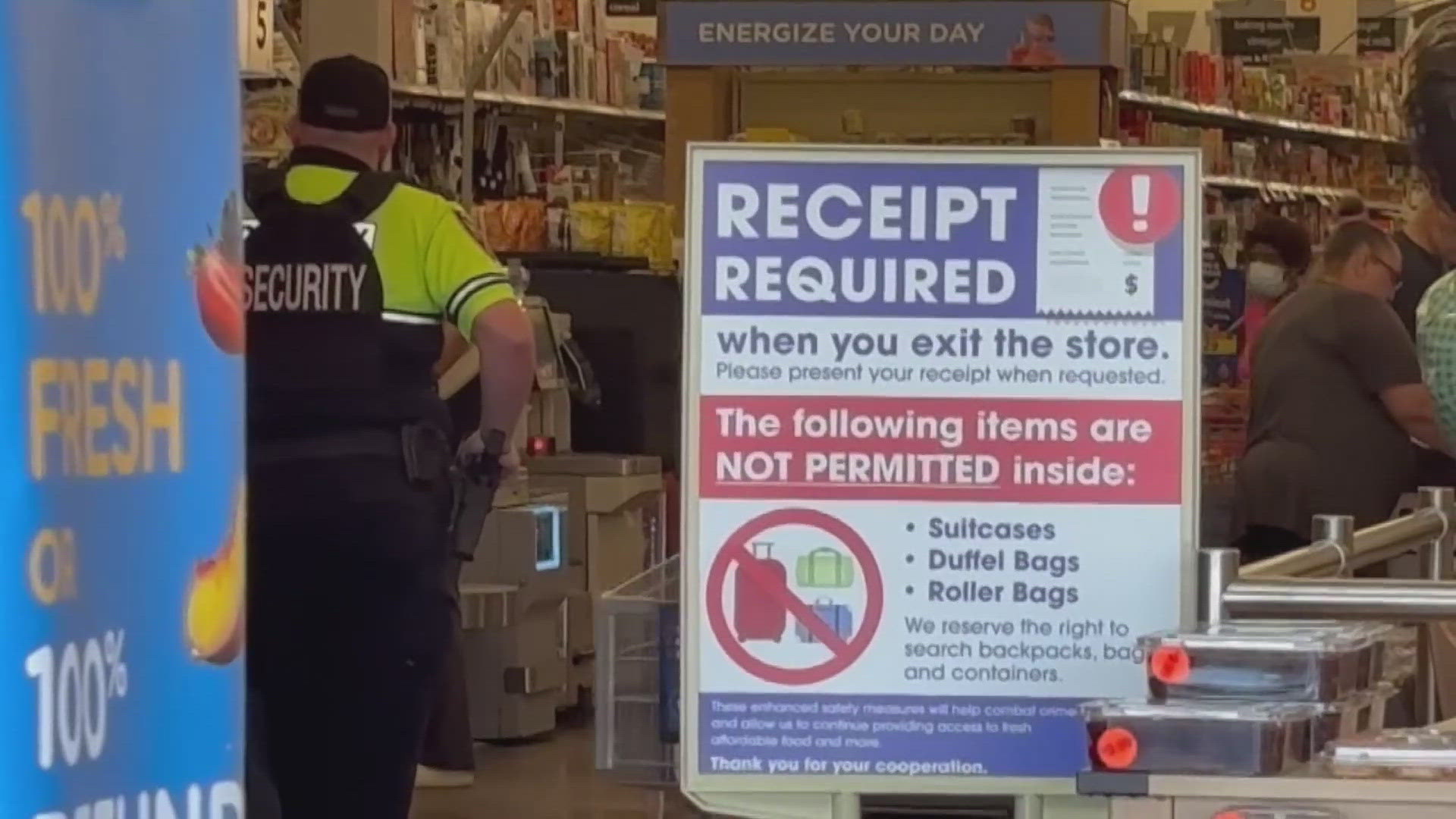 King Soopers implements receipt checks by security guards | 9news.com