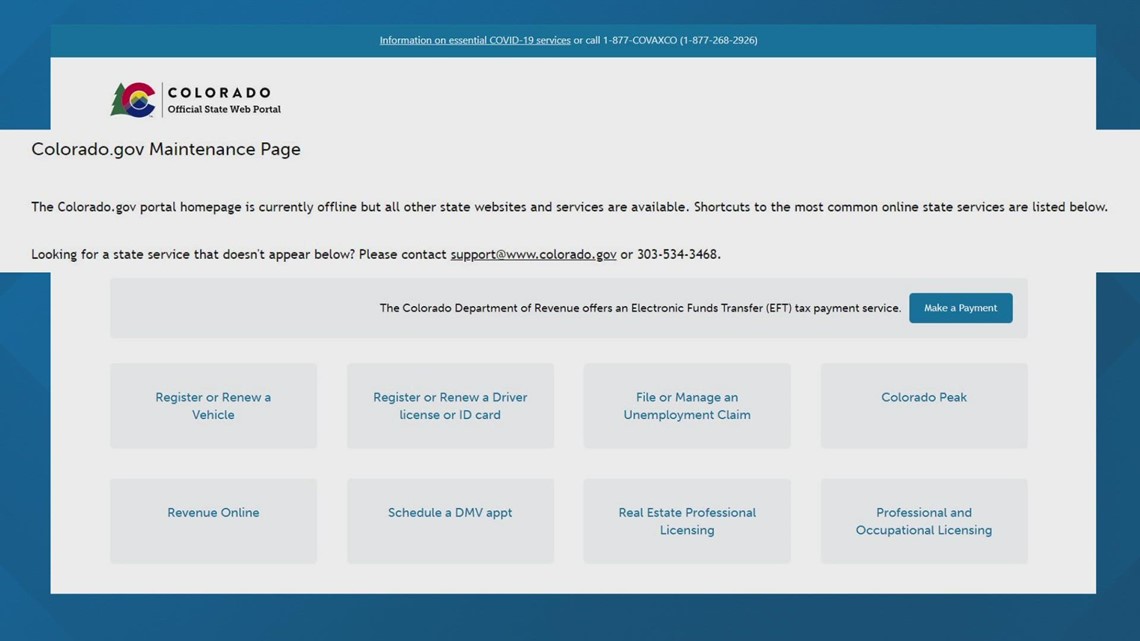 State web portal homepage back online after cyberattack | 9news.com
