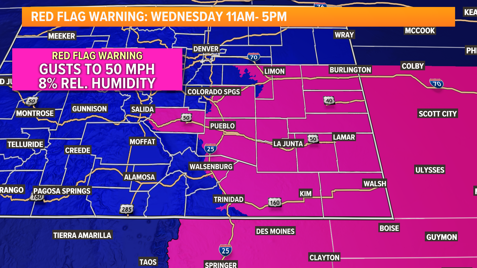 Denver, Colorado, front range weather forecast | 9news.com