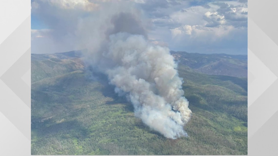 Morgan Creek fire grows to over 1,600 acres overnight in Routt County ...