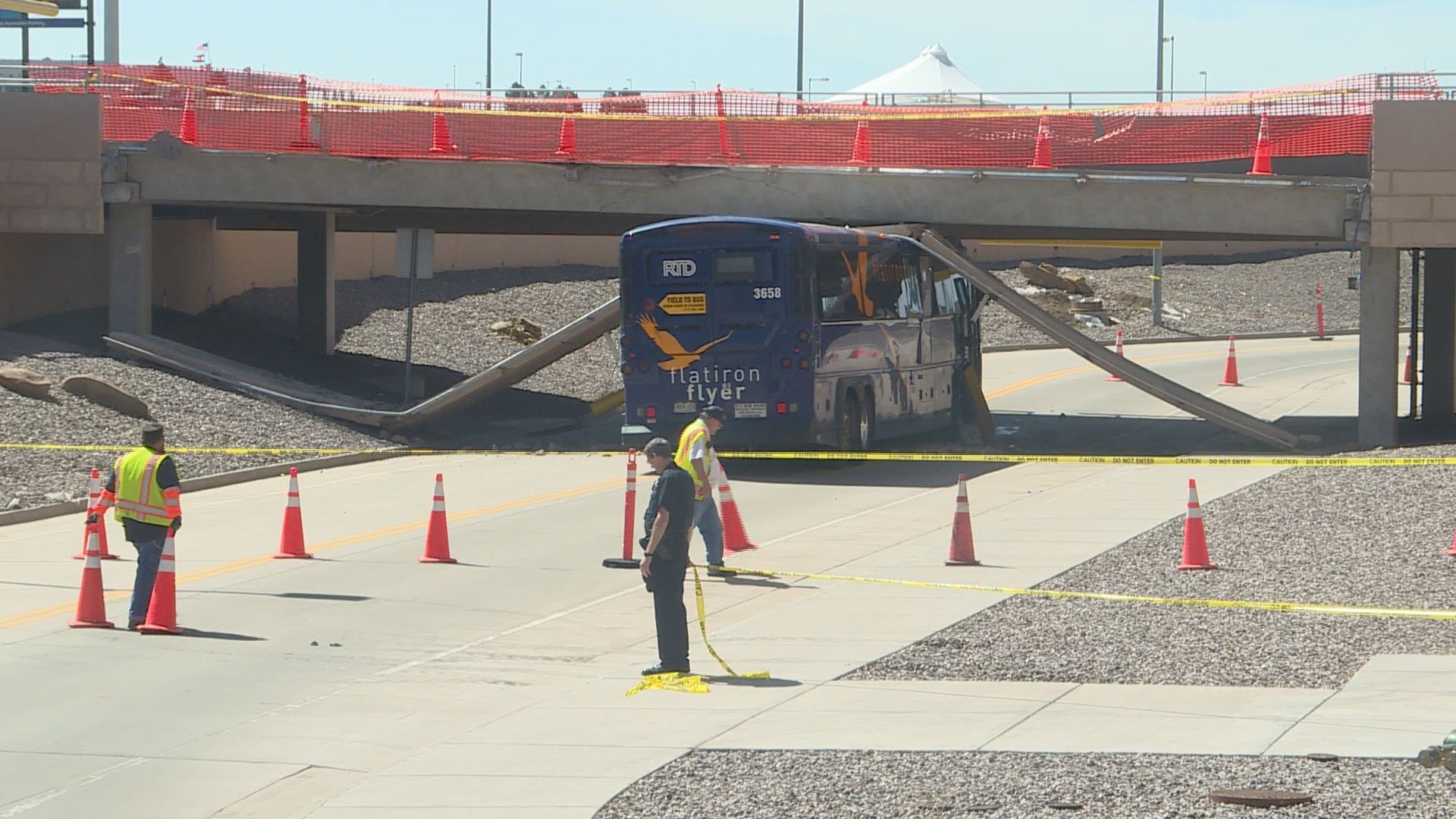 RTD driver who wedged bus into entrance of DIA parking garage cited ...