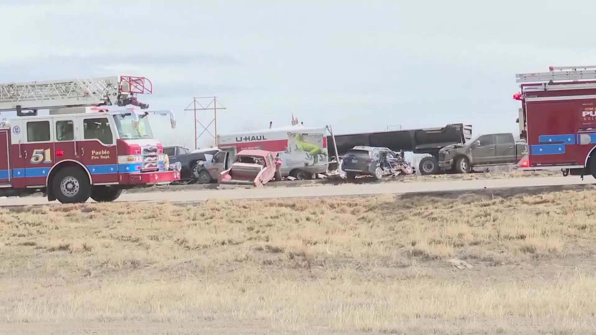 Vehicle was going about 20 mph on highway, sparking 29-car chain ...