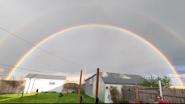 The science behind color patterns in a double rainbow | 9news.com