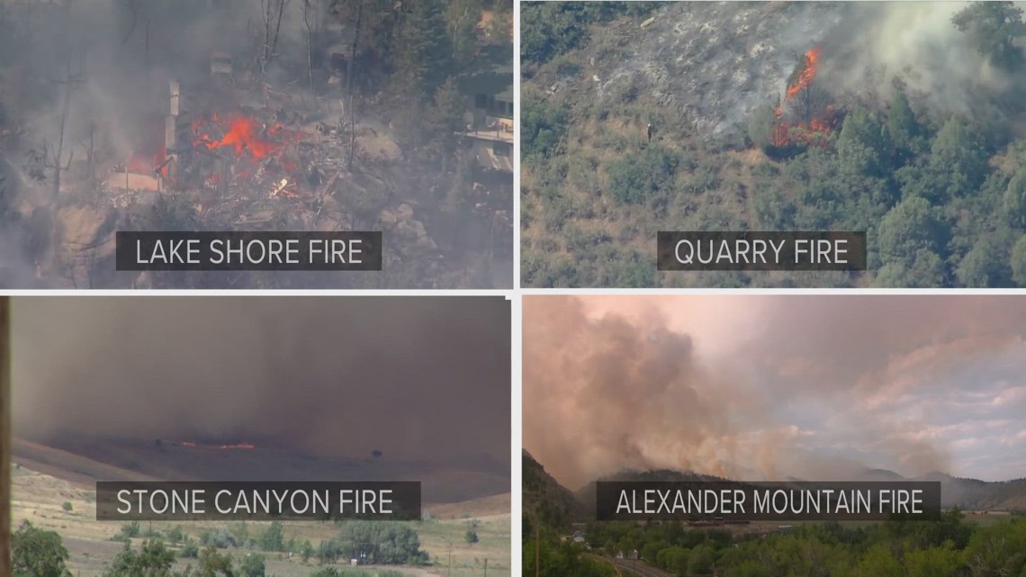 Latest Headlines | 4 wildfires burning along Colorado Front Range ...