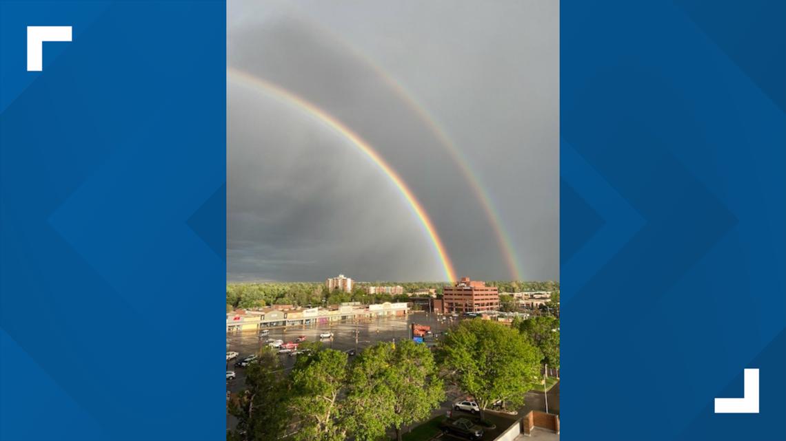 Double rainbows spotted over Denver on Wednesday | 9news.com