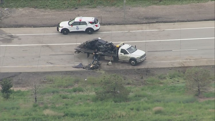 Woman killed in crash on I-25 to I-225 ramp in Denver | 9news.com