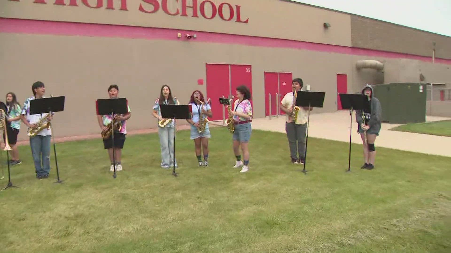 Hearts of Champions: Arvada High School marching band | 9news.com