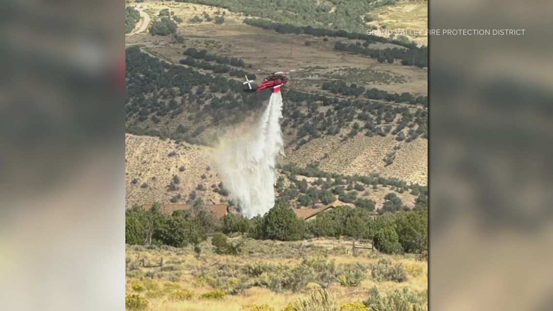 Evacuation orders issued for wildfire Garfield County | 9news.com