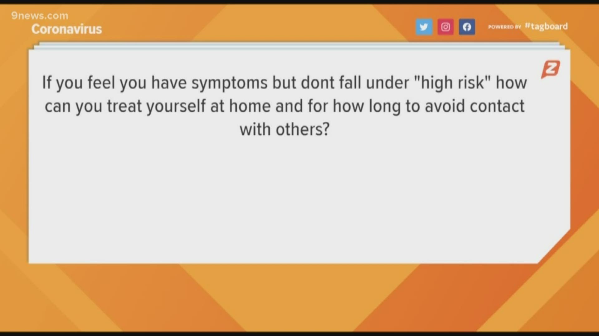 Coronavirus questions answered by 9Health expert | 9news.com