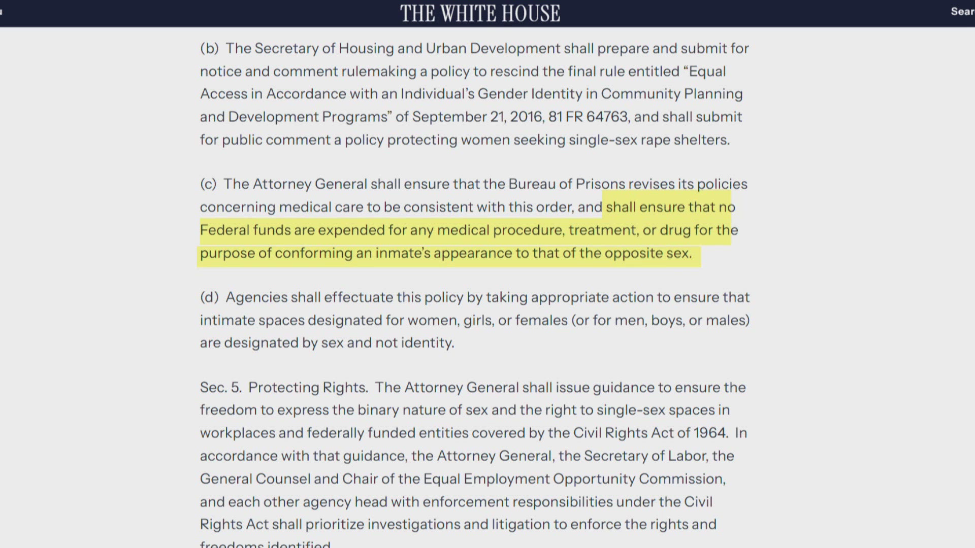 Trump's executive order targeting transgender people could be ...