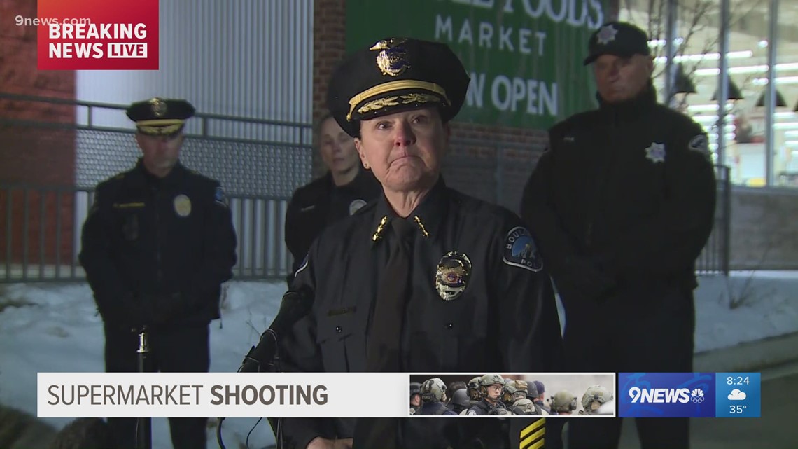 Boulder Police Chief gives update on supermarket shooting | 9news.com