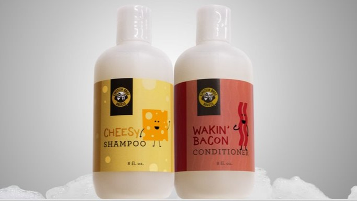 Cheese-flavored shampoo, bacon-flavored conditioner now on the menu ...