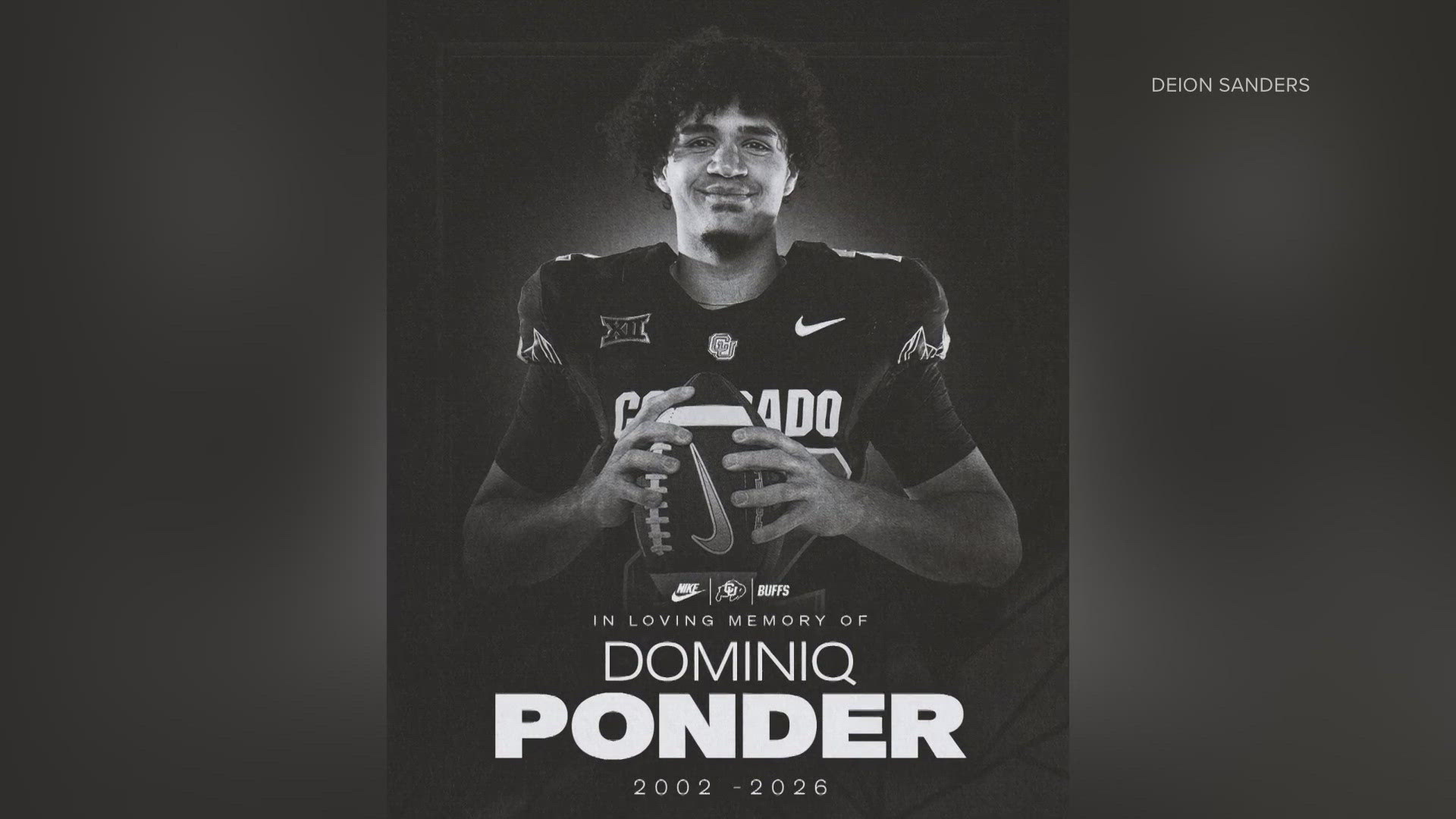 CU Buffs quarterback Dominiq Ponder dies in single-car crash | 9news.com