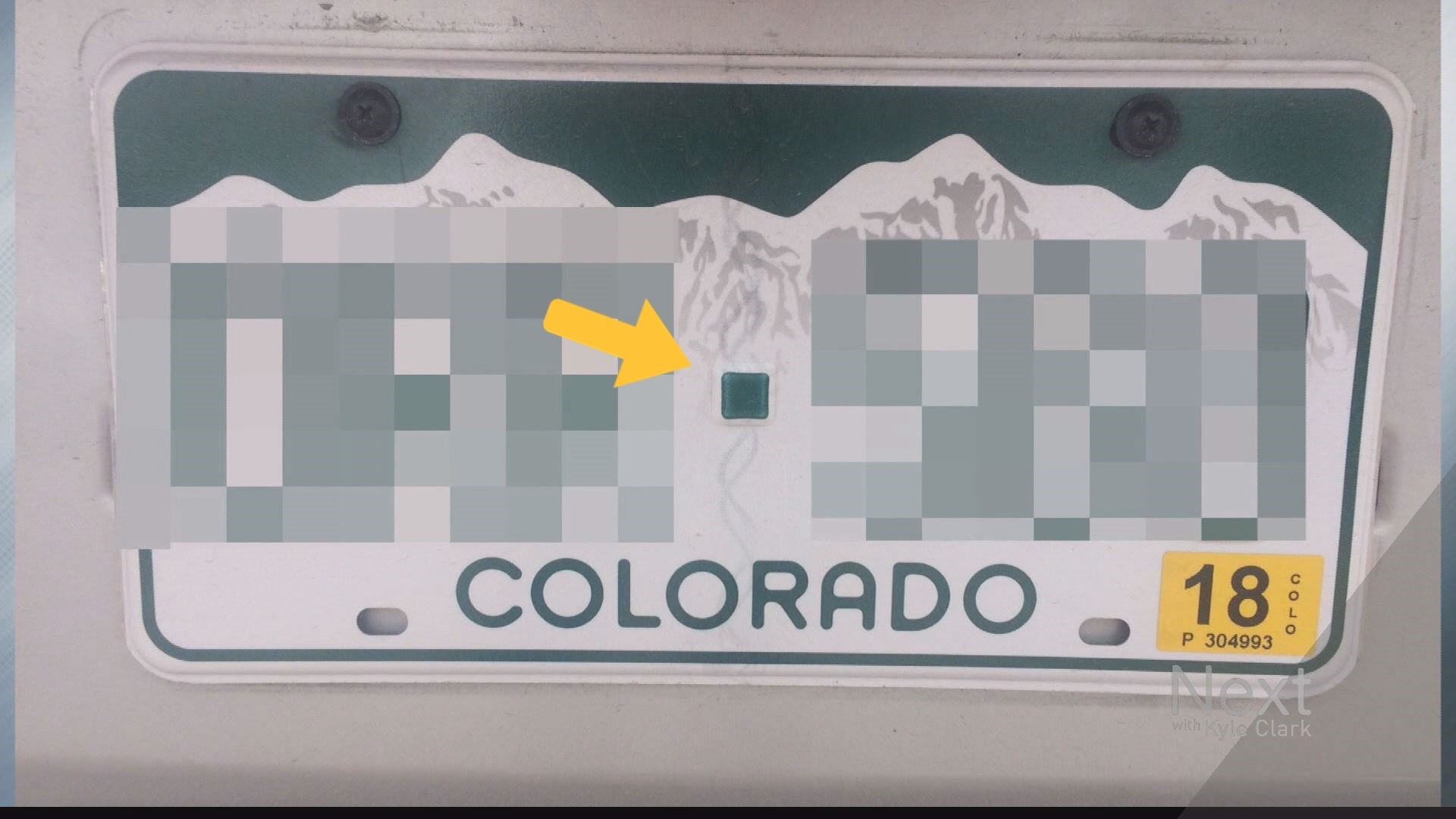 Next Question: Is that the shape of Colorado on our license plate ...