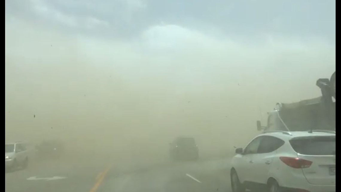 It was so windy that major highways closed, the light rail was delayed ...