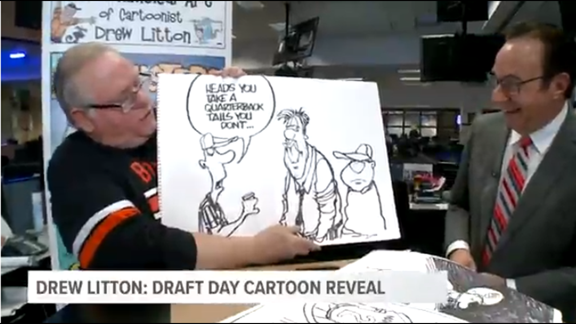 Cartoonist Drew Litton's take on NFL Draft Day | 9news.com