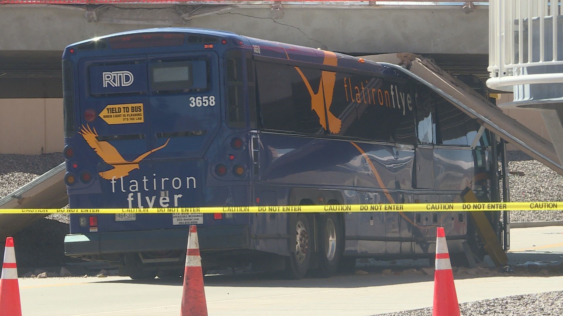 RTD driver who wedged bus into entrance of DIA parking garage cited ...