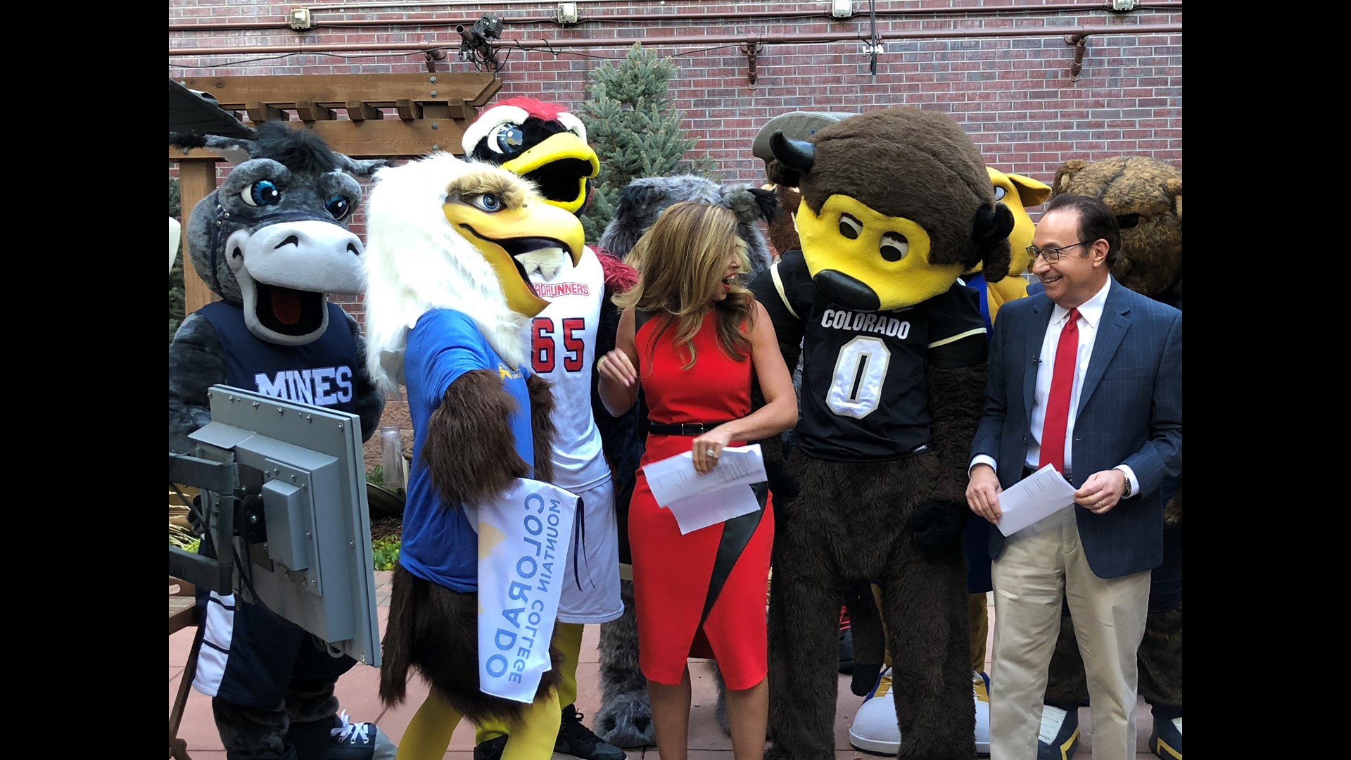 PHOTOS: Mascots Celebrate College Friday at 9NEWS | 9news.com