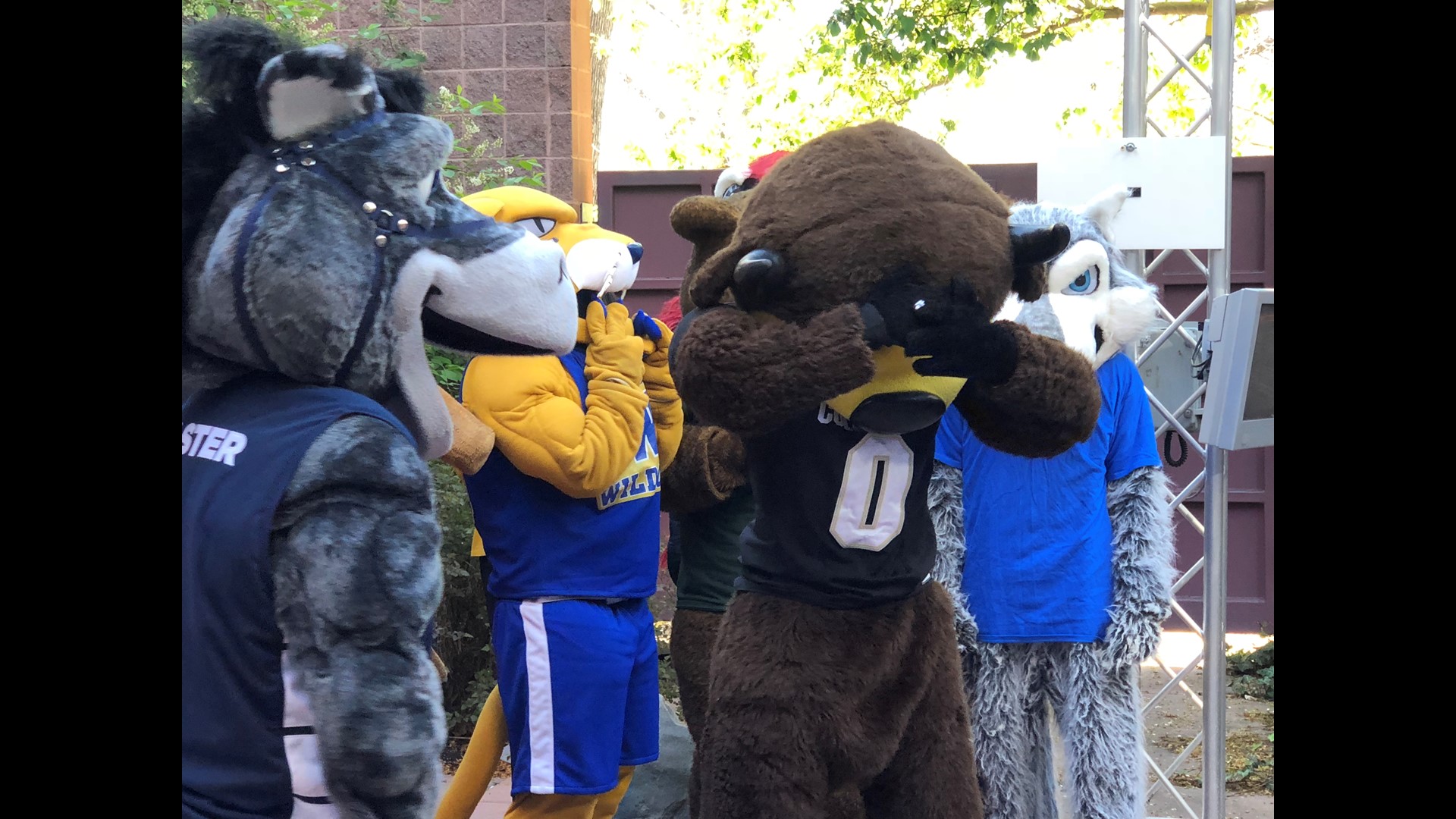 PHOTOS: Mascots Celebrate College Friday at 9NEWS | 9news.com
