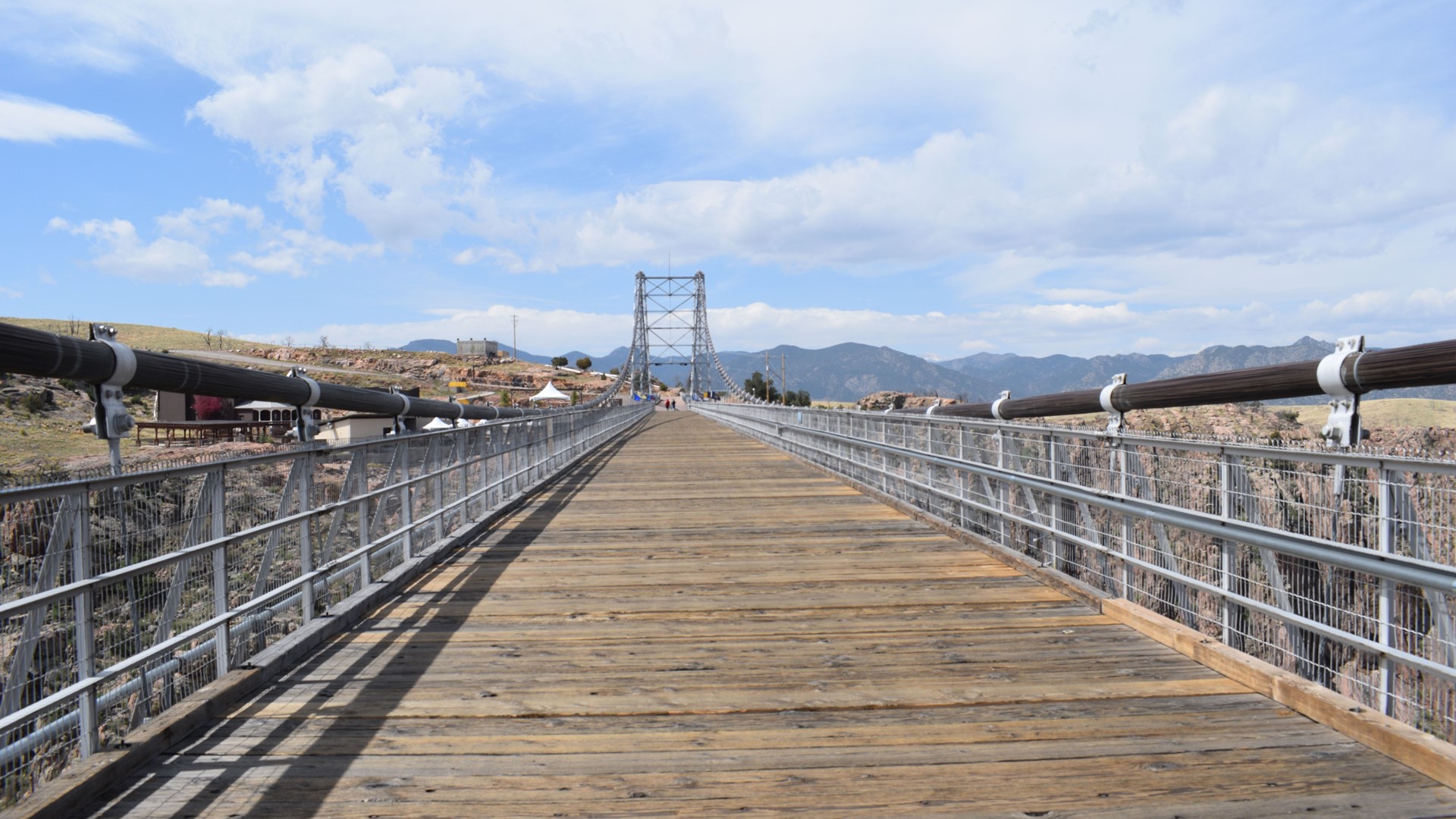 One of the world's highest suspension bridges is in this Colorado town ...