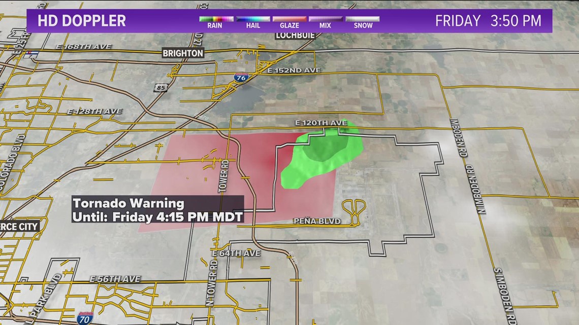 Tornado Warning near DIA | 9news.com