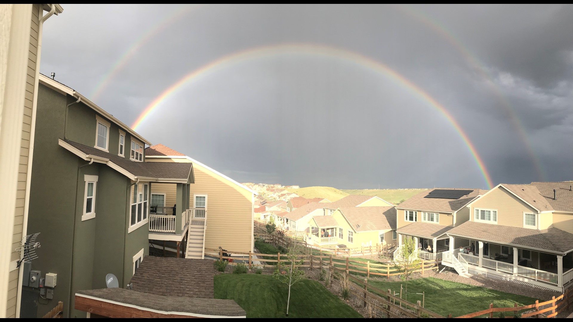 Double rainbows spotted over Denver on Wednesday | 9news.com
