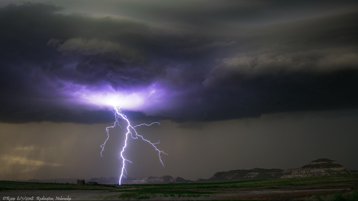 PHOTOS: Incredible shots of lightning storm on Nebraska panhandle ...