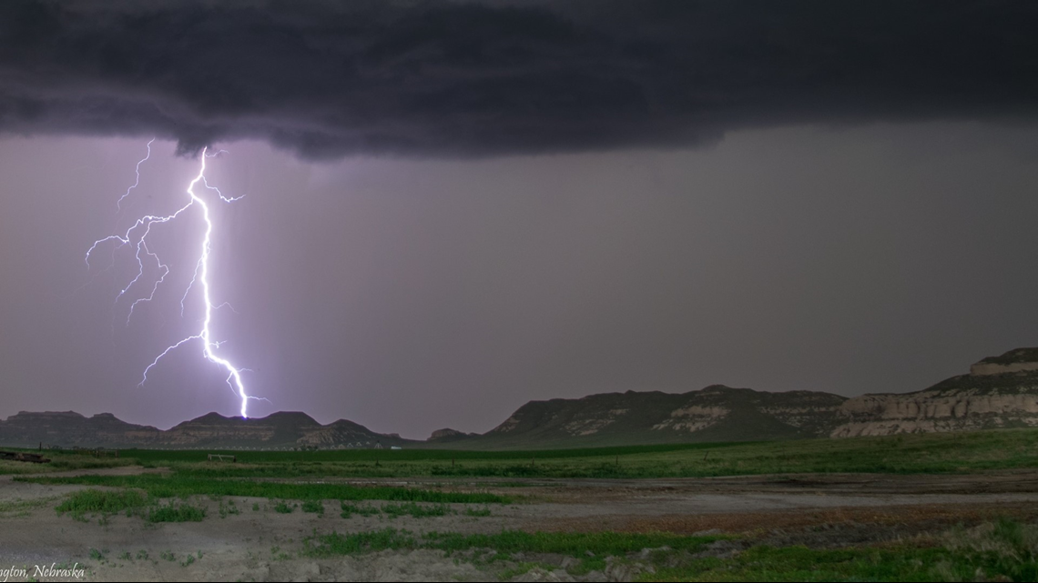 PHOTOS: Incredible shots of lightning storm on Nebraska panhandle ...