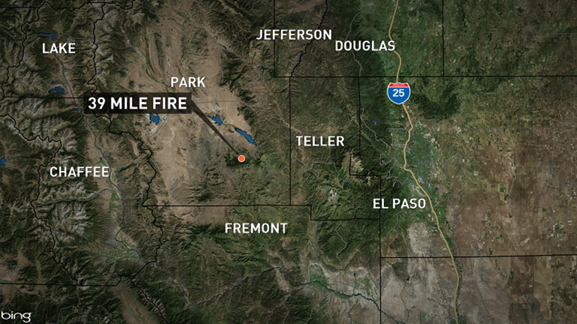 Human-caused wildfire reported in Park County fully contained | 9news.com