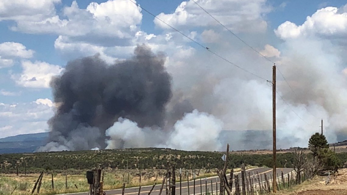 The Upper Mailbox Fire is burning northwest of Norwood | 9news.com