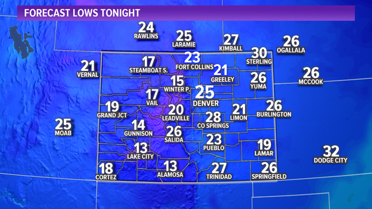 Denver, Colorado, Front Range weather forecast | 9news.com