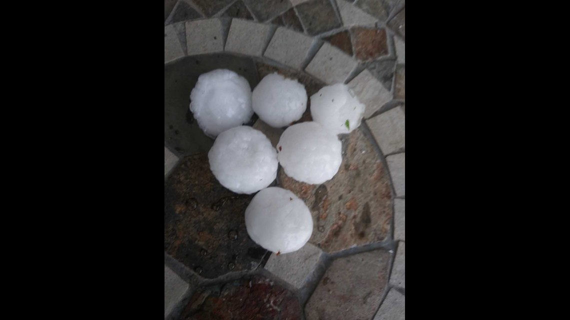 PHOTOS: Golf ball sized hail hits north Metro area | 9news.com