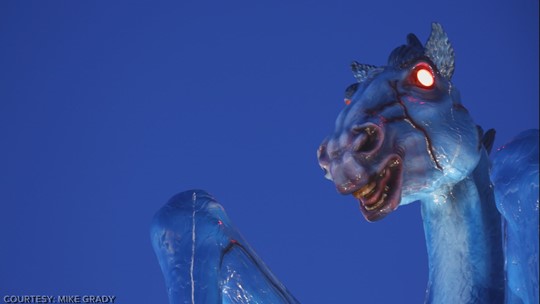 Celebrating 15 years of 'Blucifer' at Denver Intl Airport | 9news.com