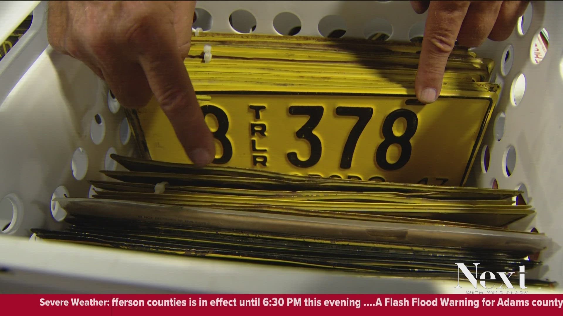 Have you ever met someone so excited about license plates? | 9news.com