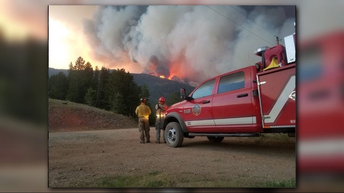 Metro area firefighters battle Spring Creek Fire | 9news.com