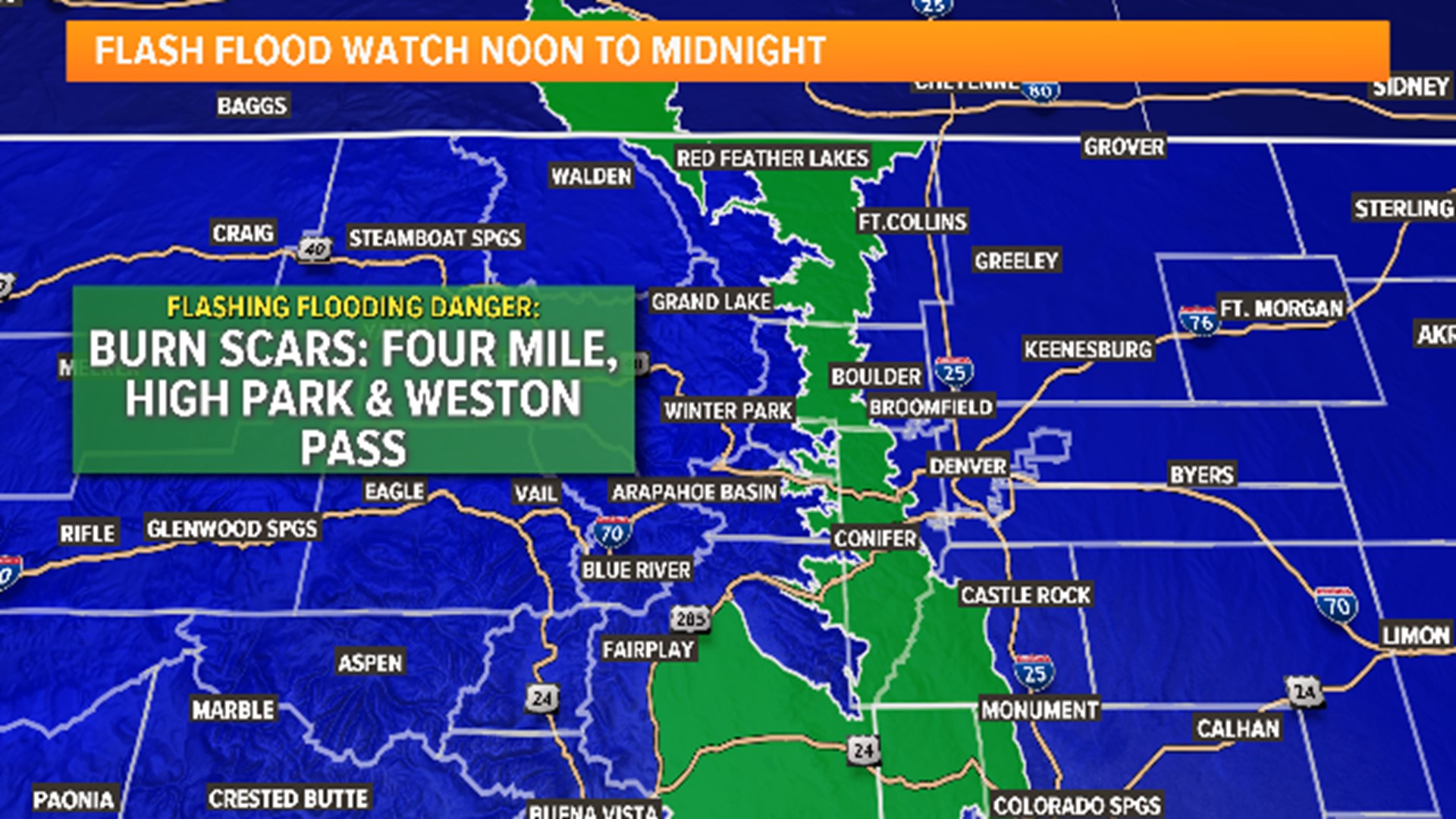 Thunderstorms Thursday to bring severe weather, flooding to Colorado ...