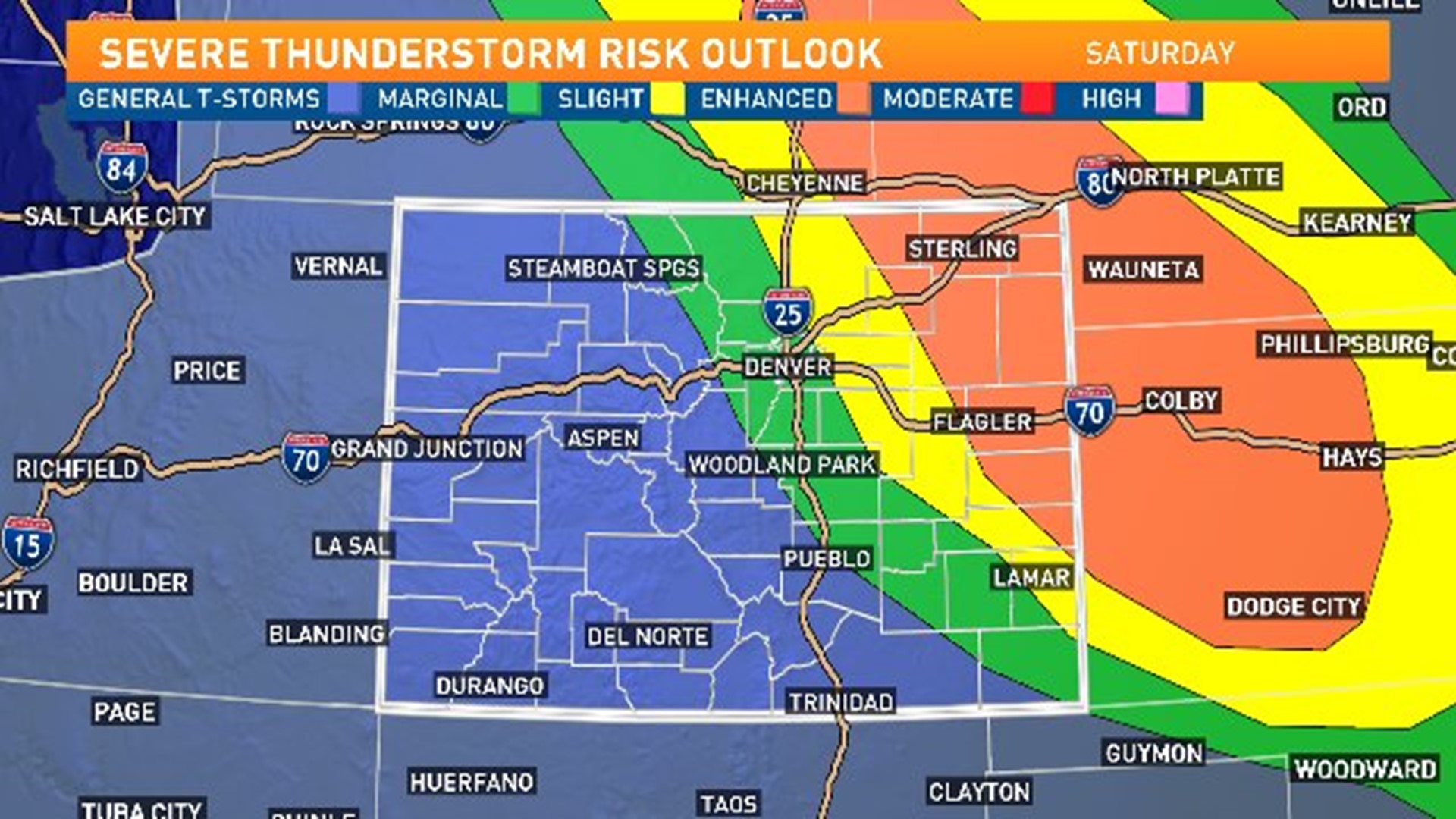 Busy severe weather week continues Saturday afternoon | 9news.com