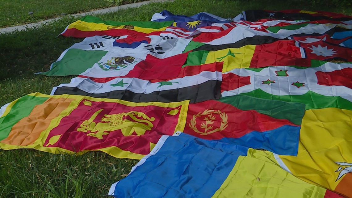 Flying flags to unite a community | 9news.com