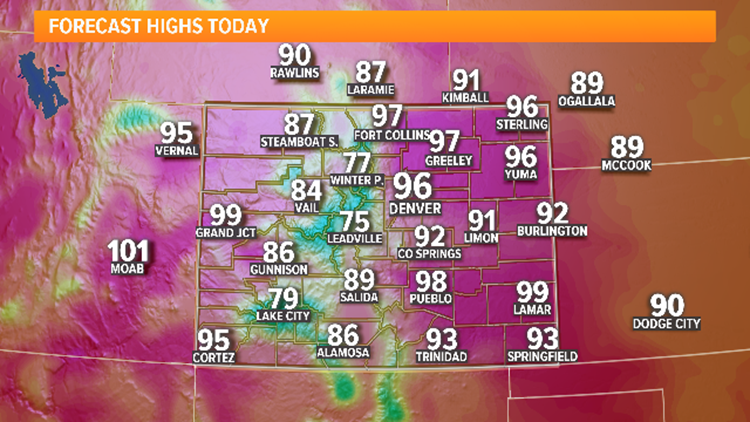 Denver, Colorado, Front Range weather forecast | 9news.com