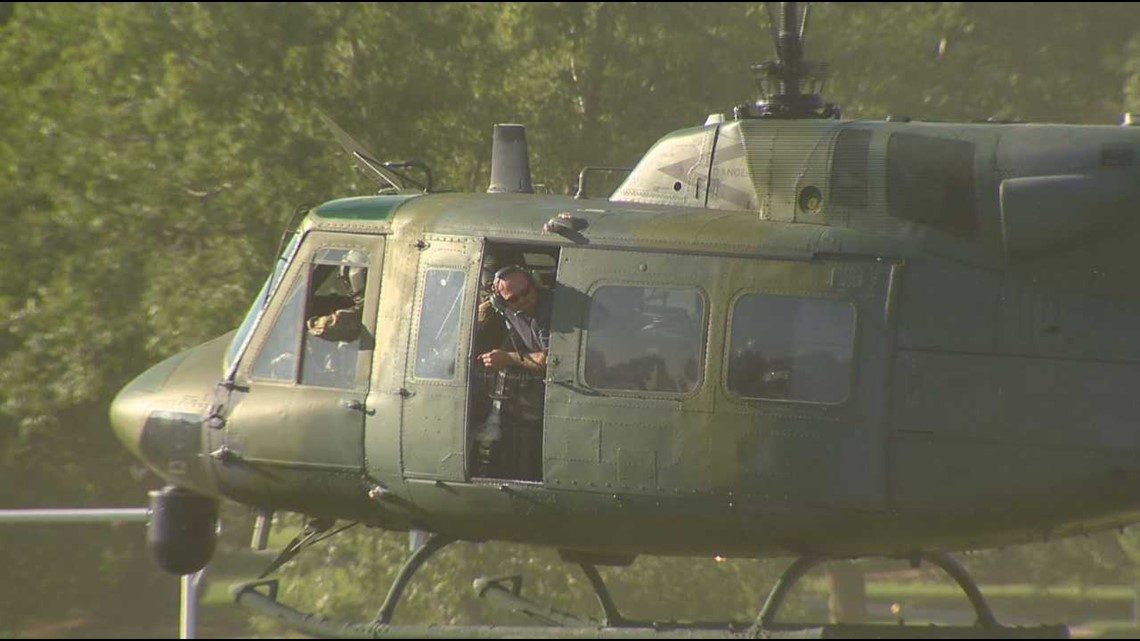 Photos: A look at the hard landing a helicopter made in Denver | 9news.com