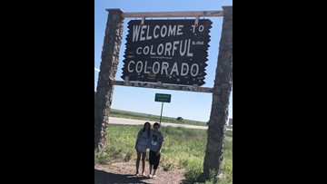 Someone stuck a ‘No Vacancy’ sticker to the Colorado welcome sign ...
