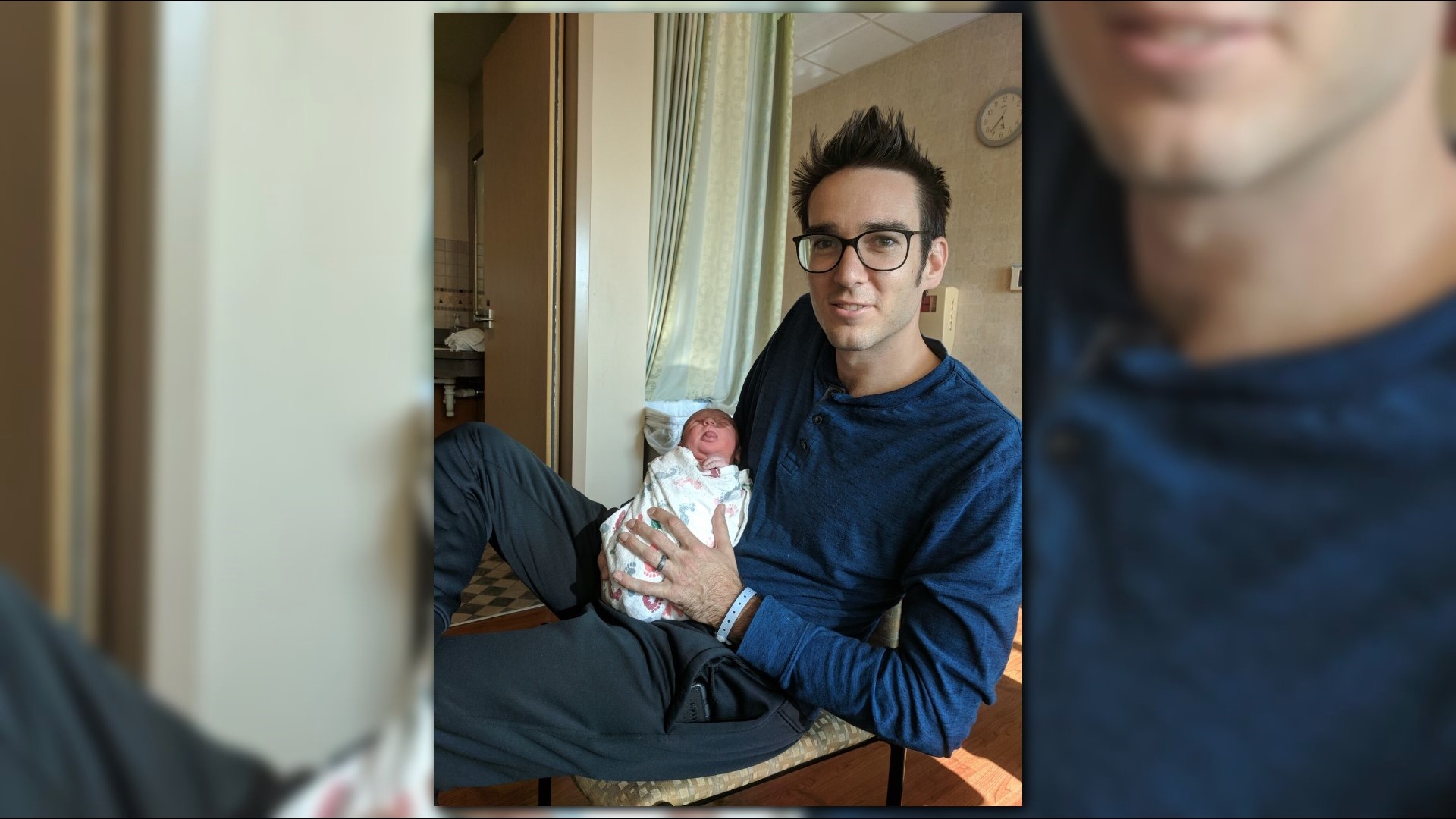 Colorado State volleyball coach gets coached up on dad skills | 9news.com