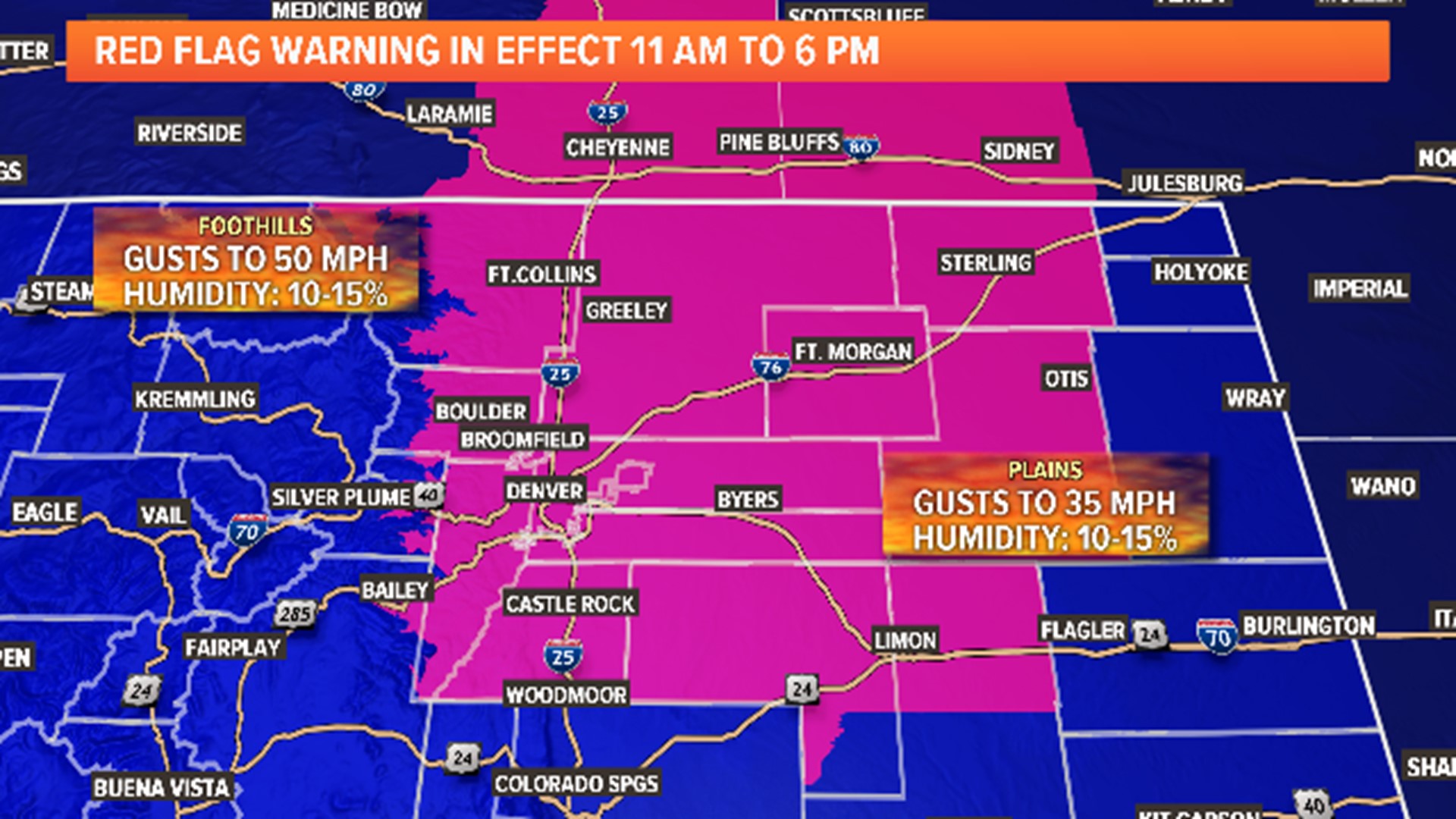 Strong winds possible across Denver area this morning | 9news.com