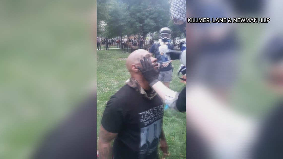 Civil Rights activist Terrance Roberts pepper sprayed by police | 9news.com