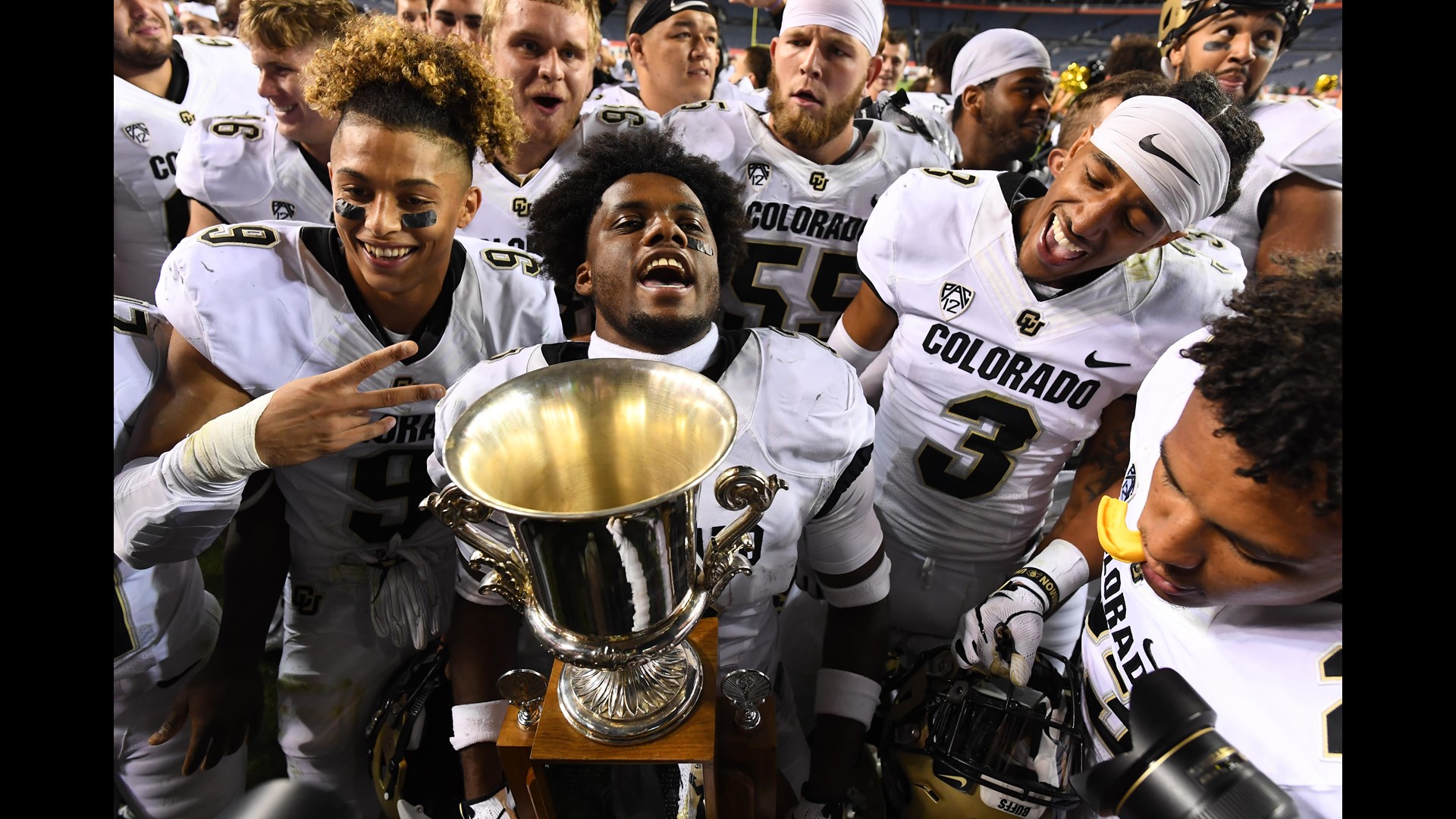 PHOTOS | Rocky Mountain Showdown 2018: CU vs. CSU: 8/31/2018 | 9news.com