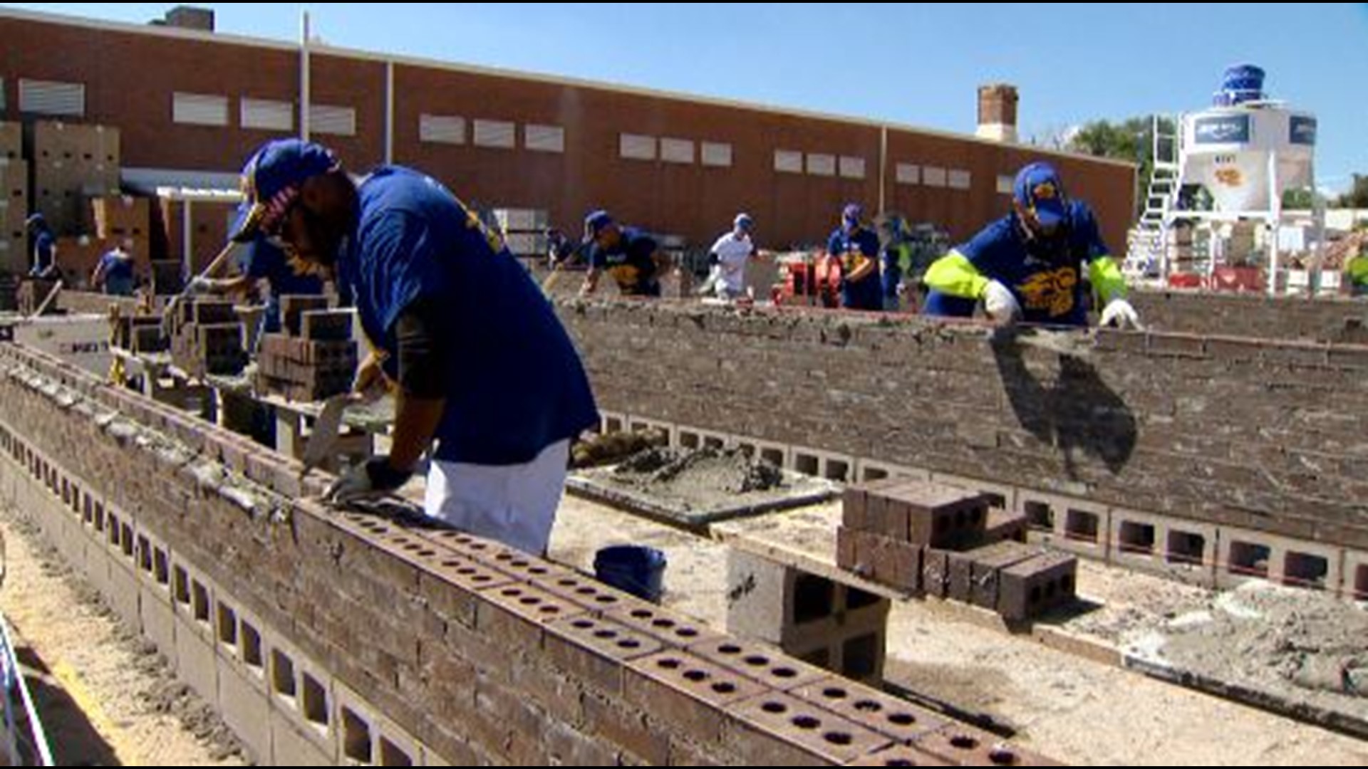 Centuries-old skill is turned into a sport at bricklaying competition ...